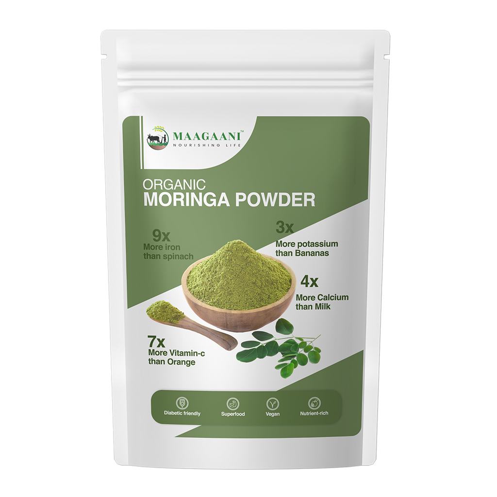 Organic Moringa powder 100 grams – Maagaani