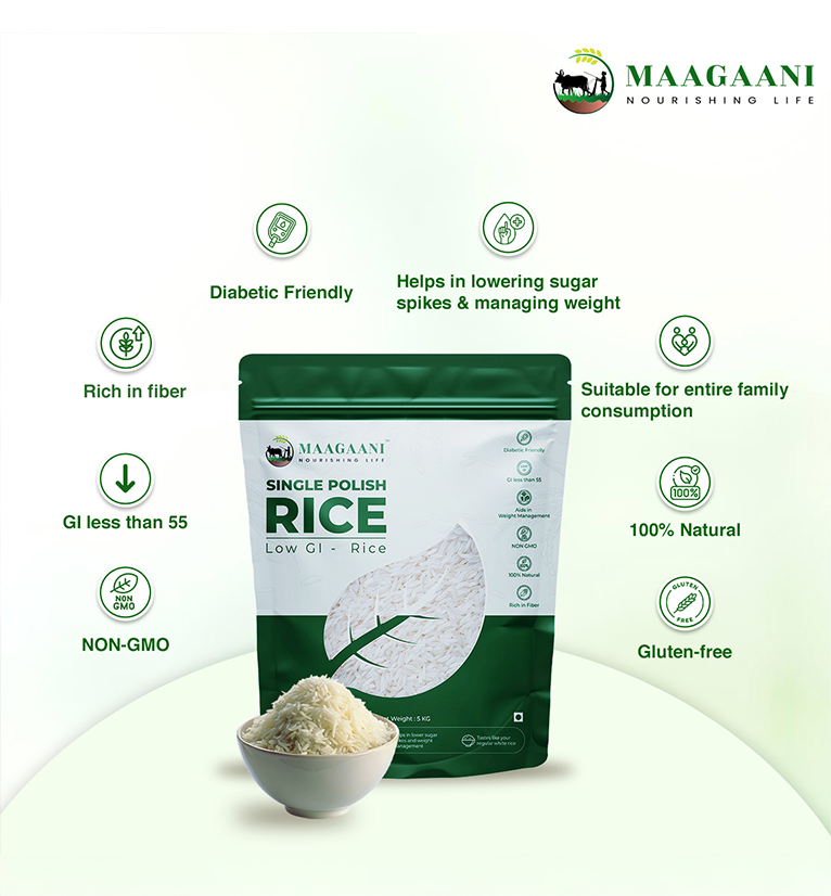 Low GI Single Polish Rice – Maagaani